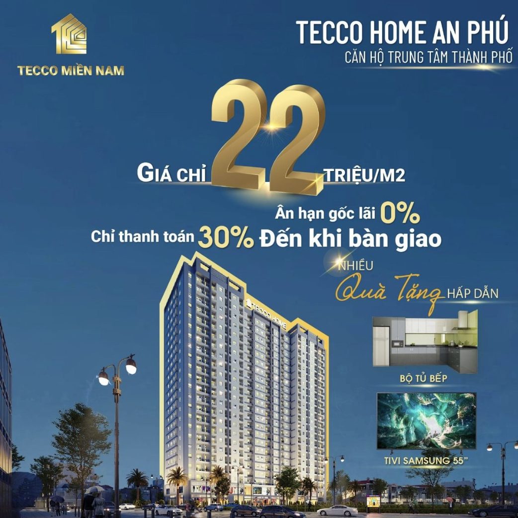 Chính sách ưu đãi Tecco Home Tháng 8/2020 — Tecco Bình Dương